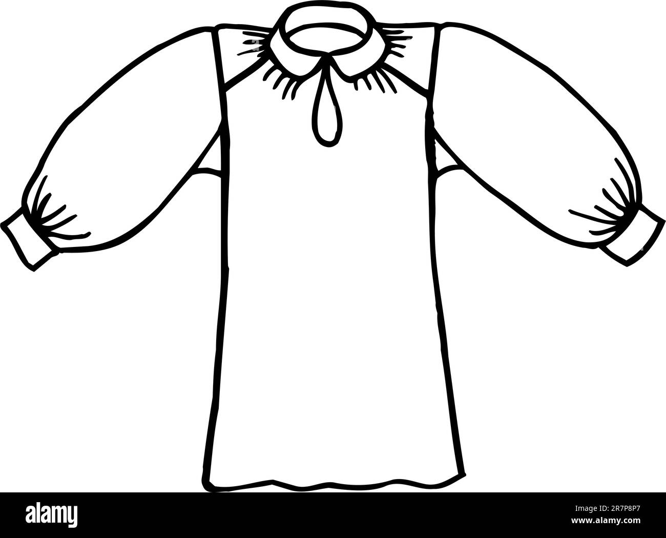 White dress shirt Stock Vector Images - Alamy