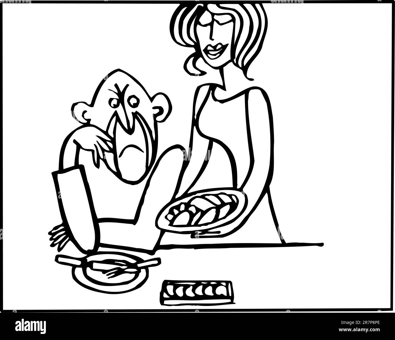 Pleased Stock Vector Images - Alamy