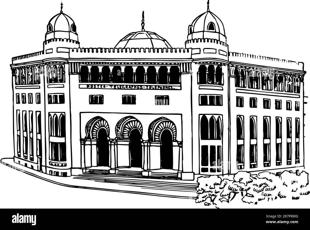 Historic building construction Cut Out Stock Images & Pictures - Alamy