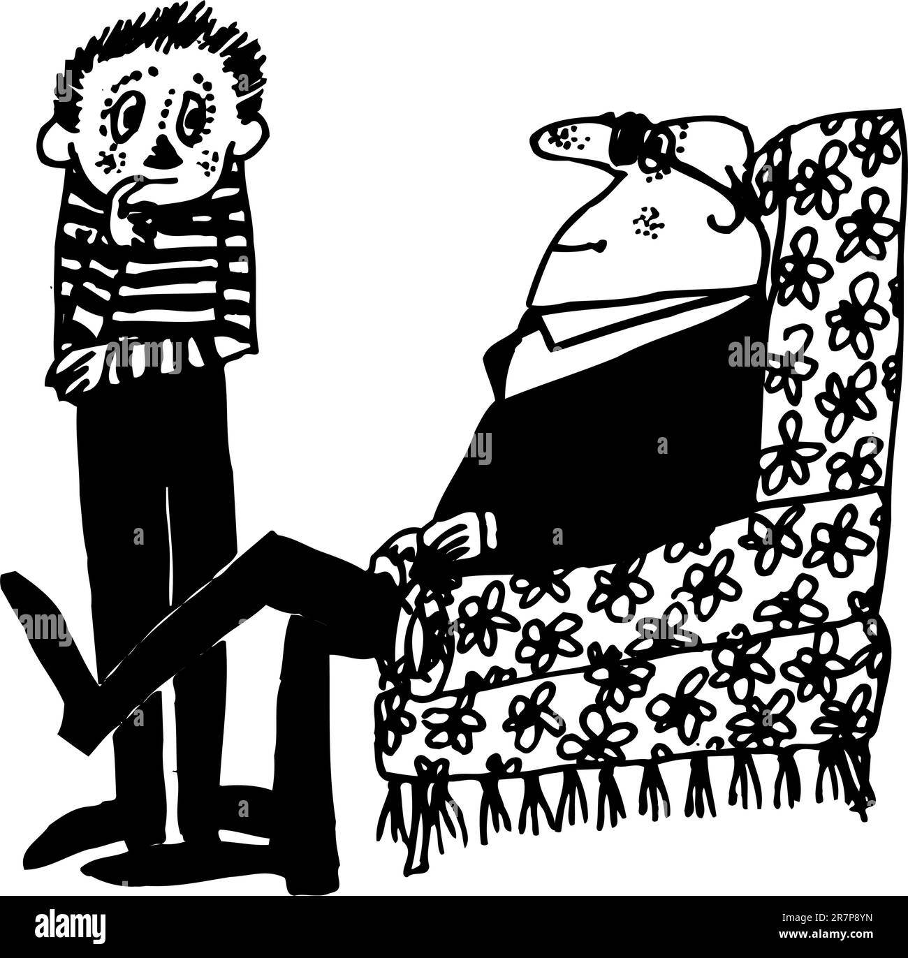 Son stand Black and White Stock Photos & Images - Alamy