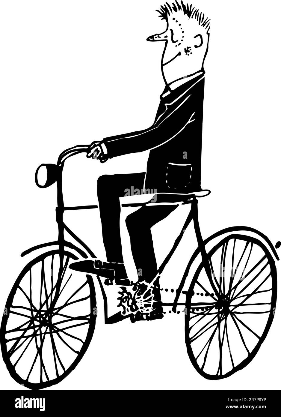 Adult bicycle Stock Vector Images - Alamy