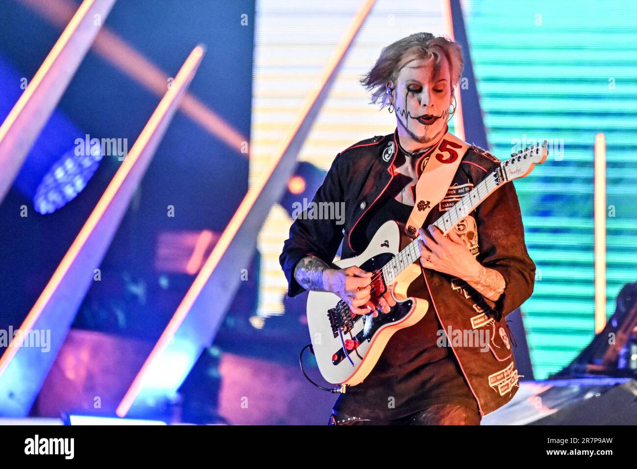 Clisson, France. 16th June, 2023. Motley Crue performing live on stage ...