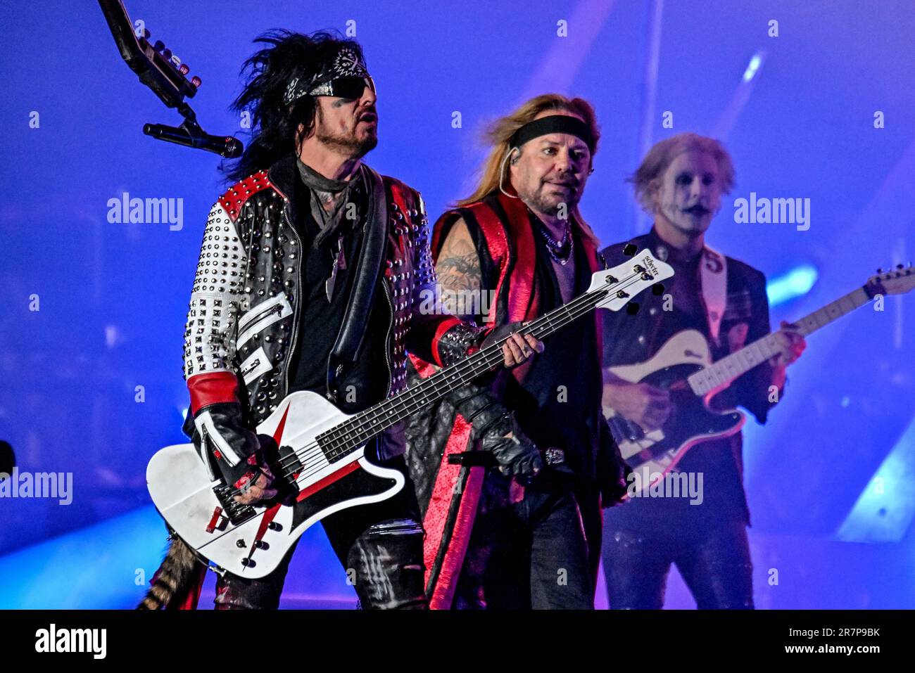 Clisson, France. 16th June, 2023. Motley Crue performing live on stage ...