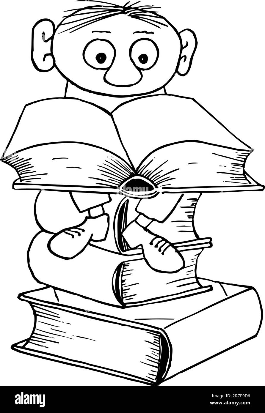 Human reading Cut Out Stock Images & Pictures - Alamy