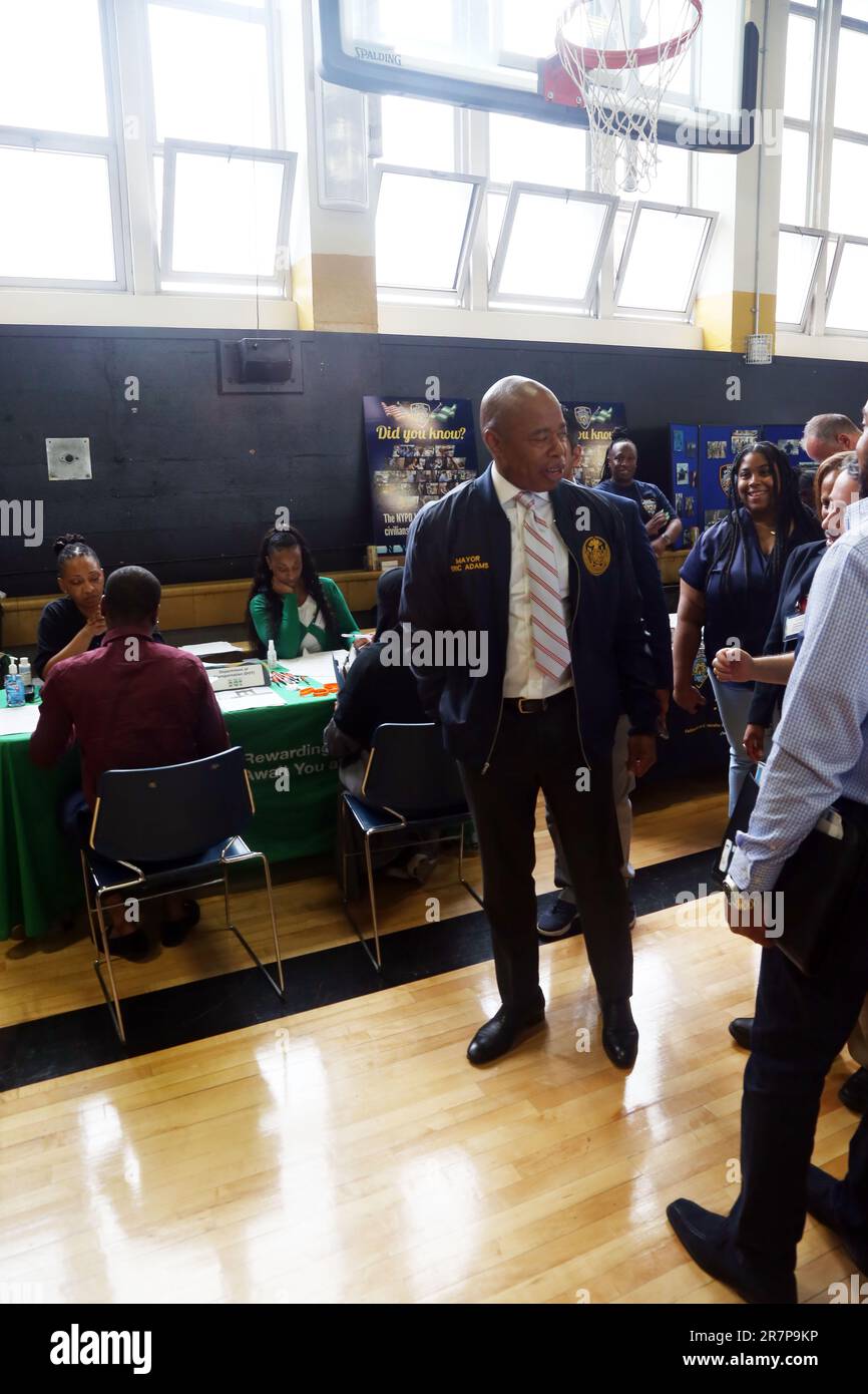 NEW YORK, NY- June 16: Visuals as New York City Mayor Eric Adams, along ...