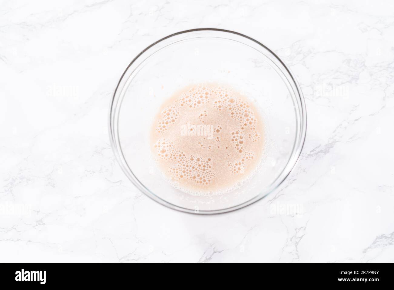 Activating dry yeast Stock Photo - Alamy