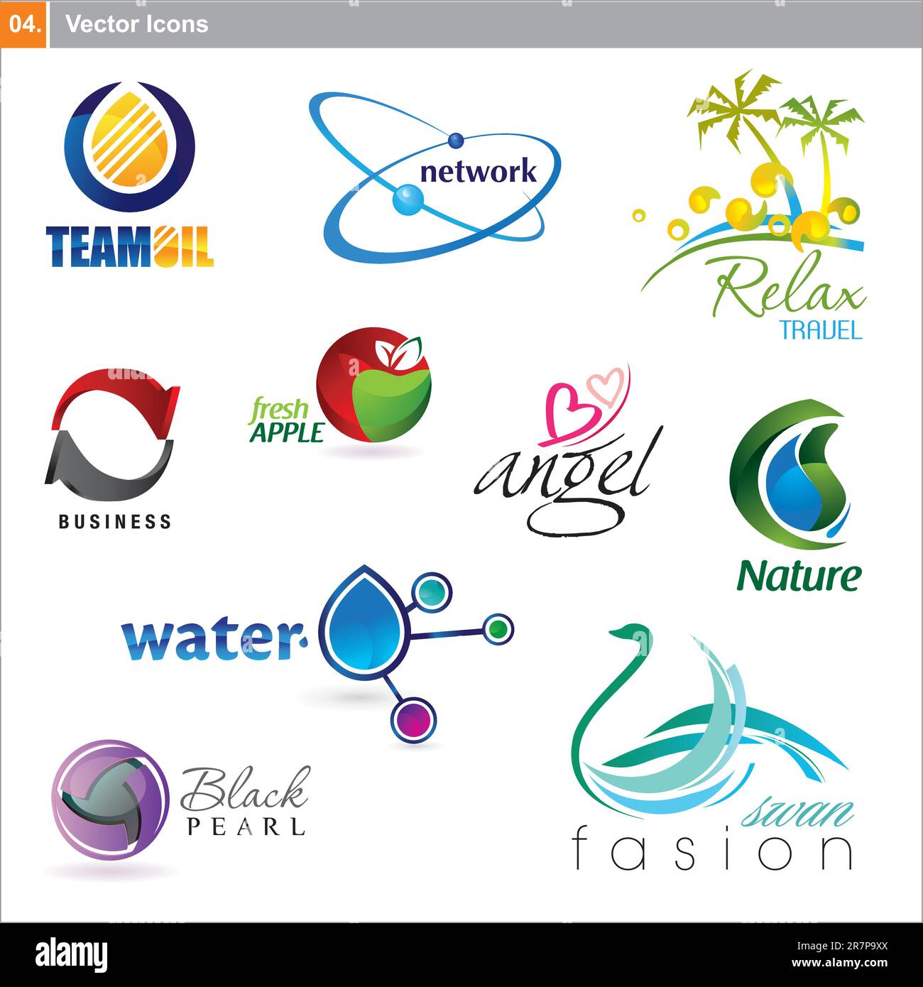 Set of icon elements Stock Vector Image & Art - Alamy