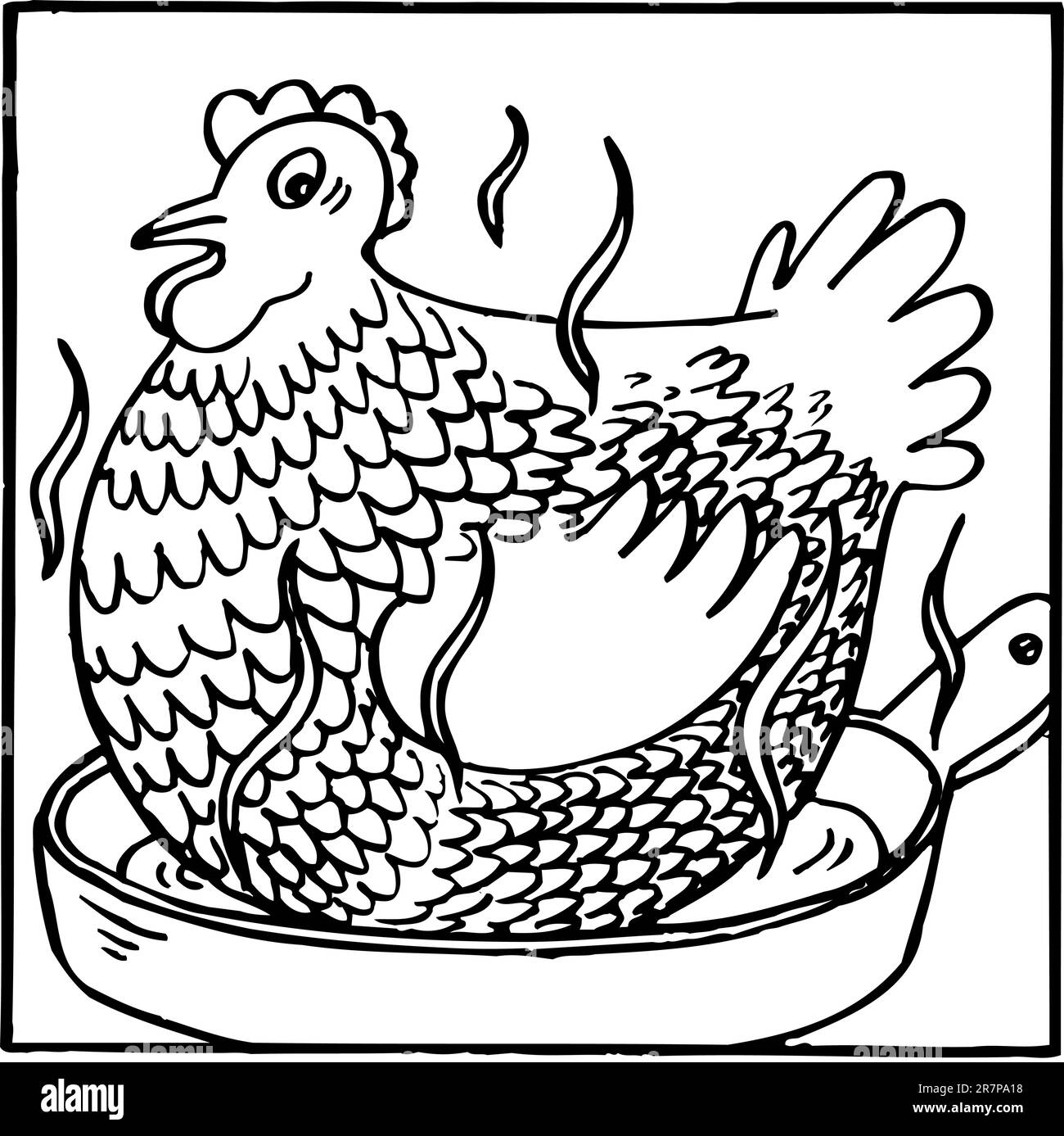 The hen picture Black and White Stock Photos & Images - Alamy