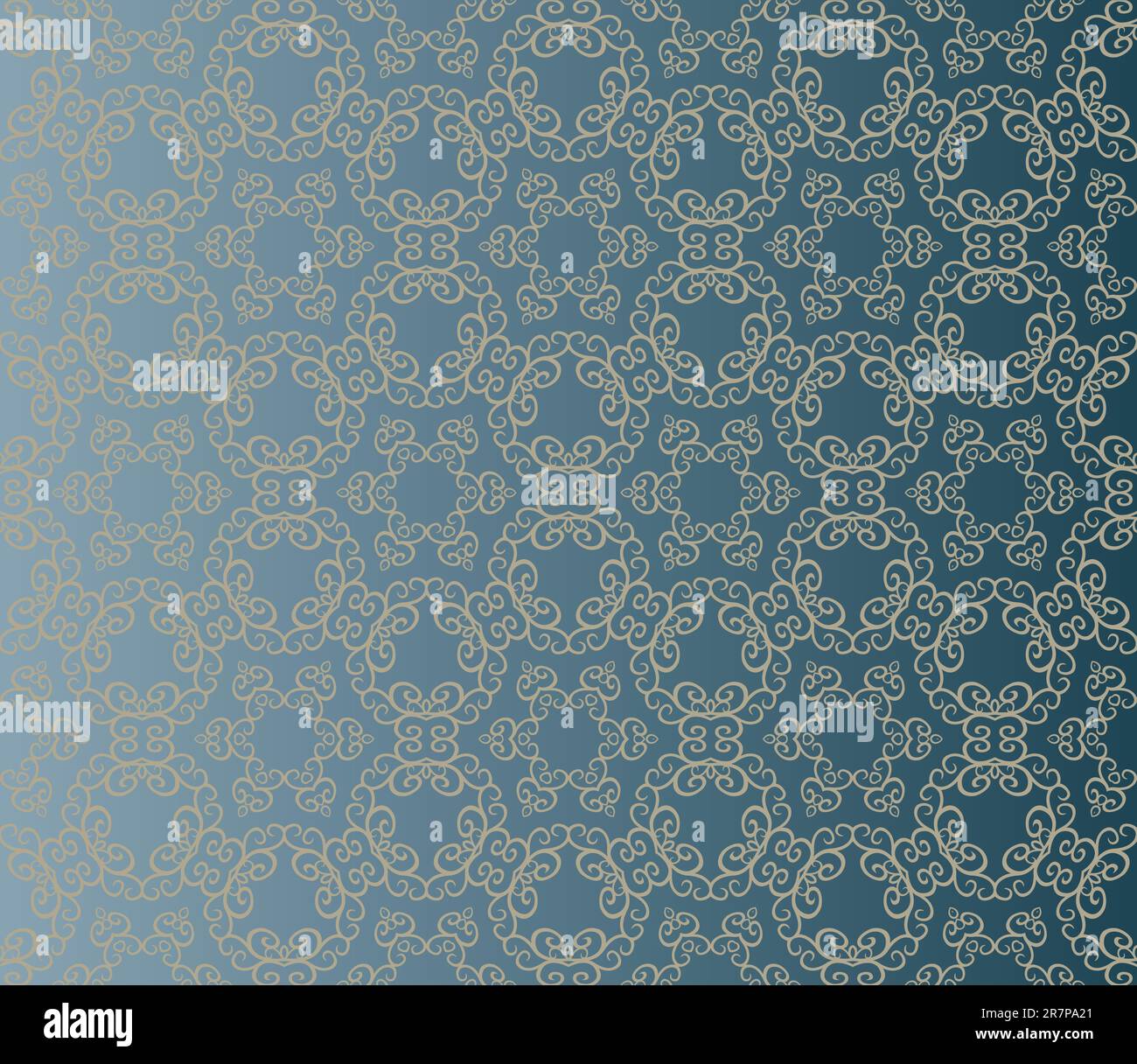 Victorian curls pattern Stock Vector Images - Alamy