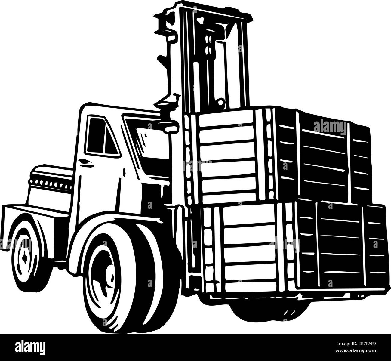 Loader truck Stock Vector Images - Alamy