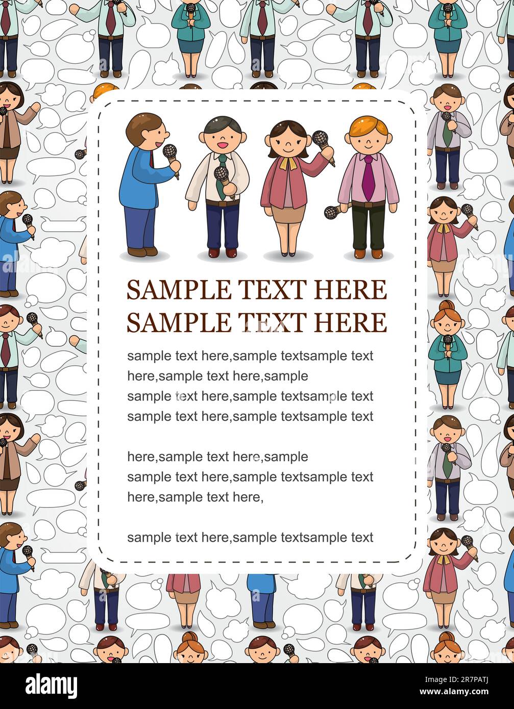 Girl speech podium Stock Vector Images - Alamy