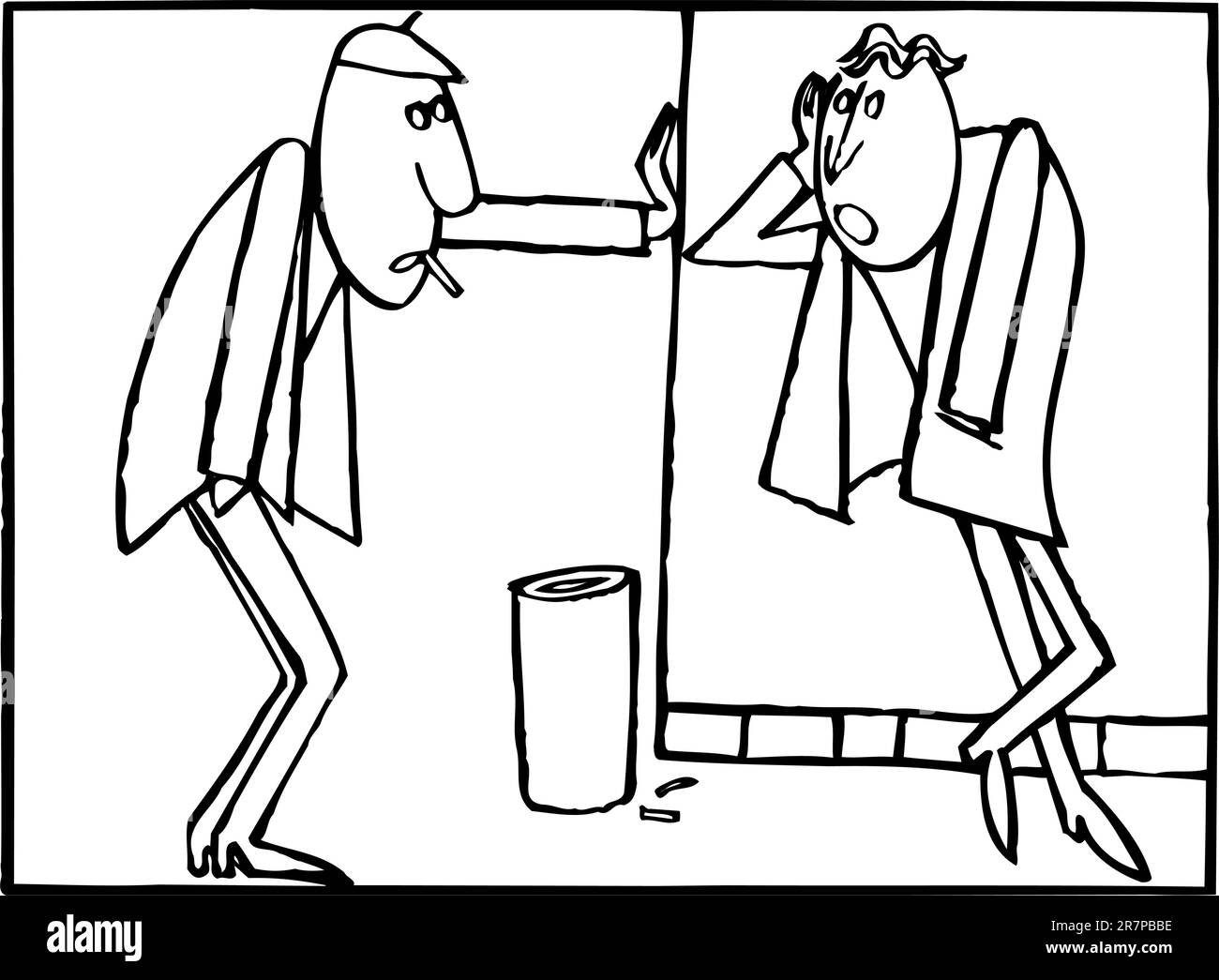 Adult man person talking Stock Vector Images - Alamy