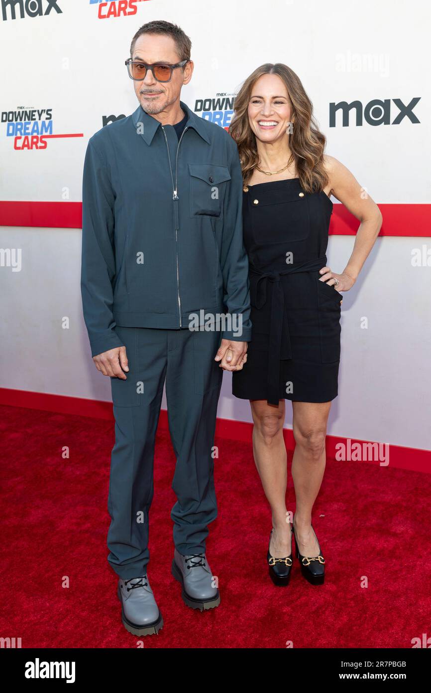Los Angeles, USA. 16th June, 2023. Robert Downey Jr. and Susan Downey ...