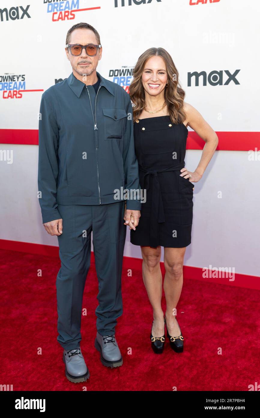 Los Angeles, USA. 16th June, 2023. Robert Downey Jr. and Susan Downey ...