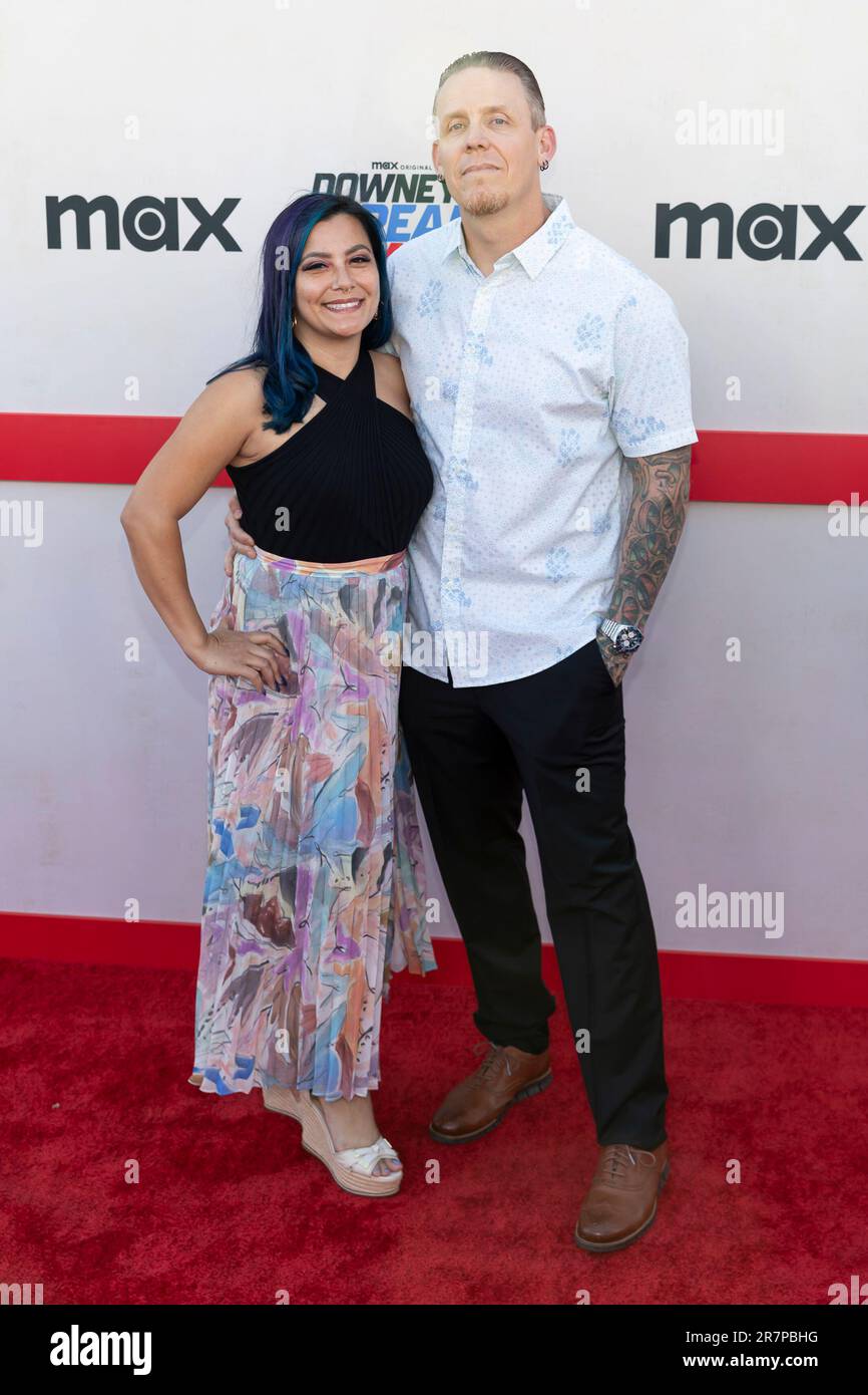 Los Angeles, USA. 16th June, 2023. Samantha Nestor and Ben Wood attend ...