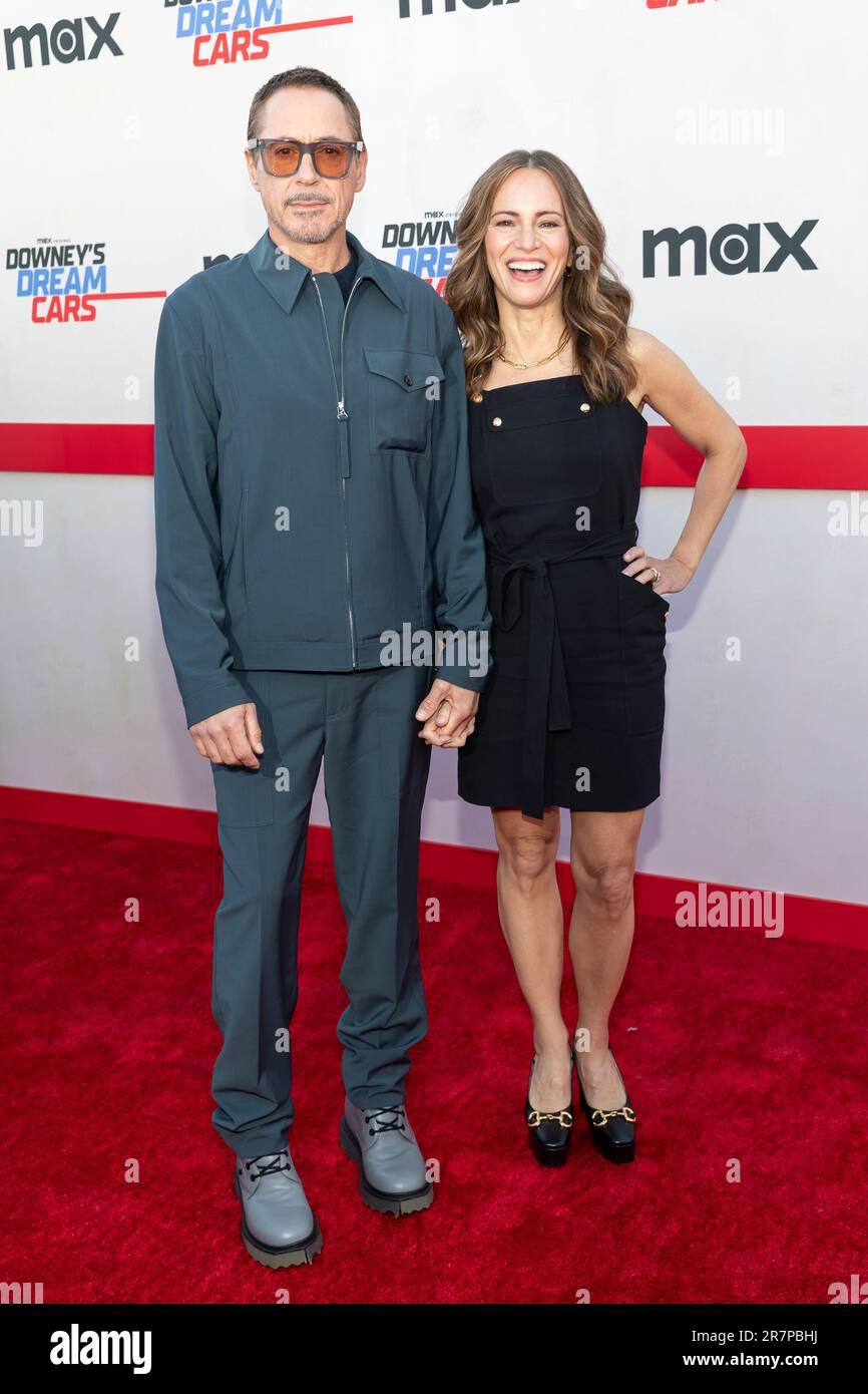 Los Angeles, USA. 16th June, 2023. Robert Downey Jr. and Susan Downey ...