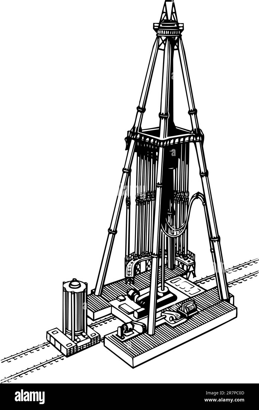 Oil color industry Black and White Stock Photos & Images - Alamy