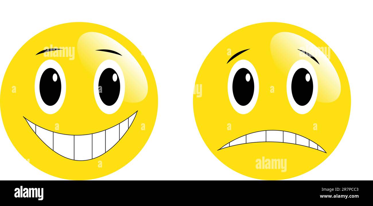 Emotive smiles - vector Stock Vector Image & Art - Alamy