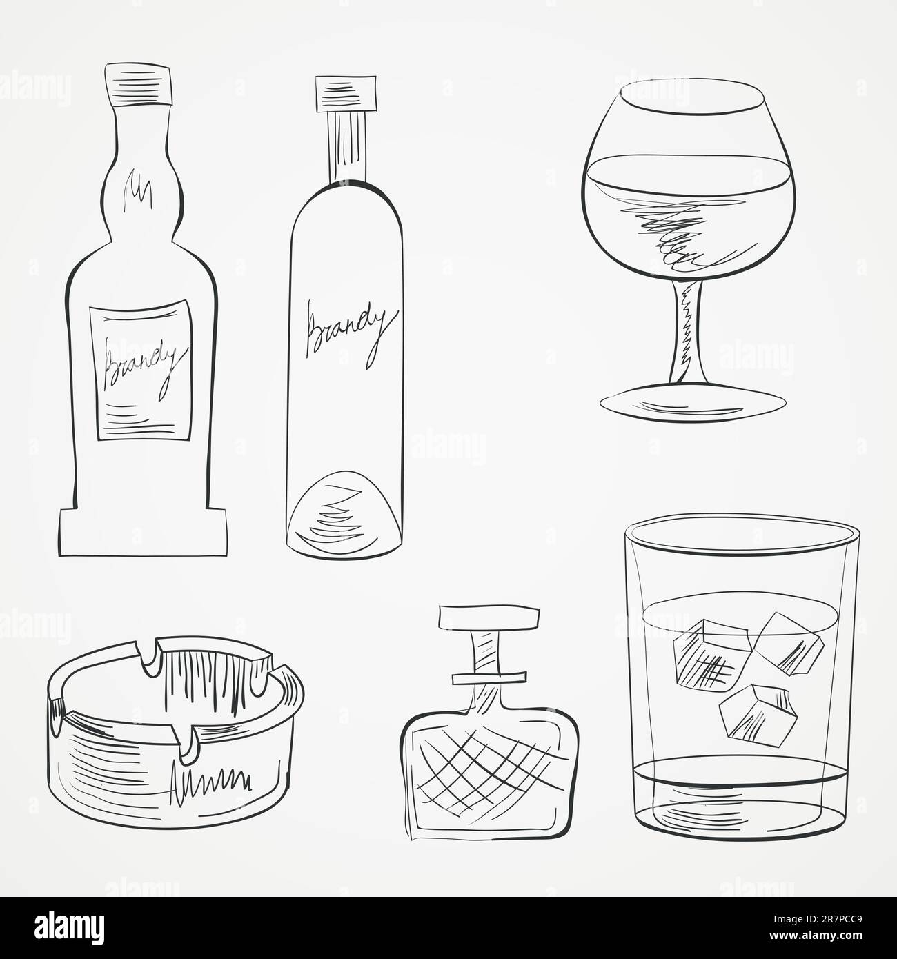Whiskey bottle glass color Stock Vector Images - Alamy