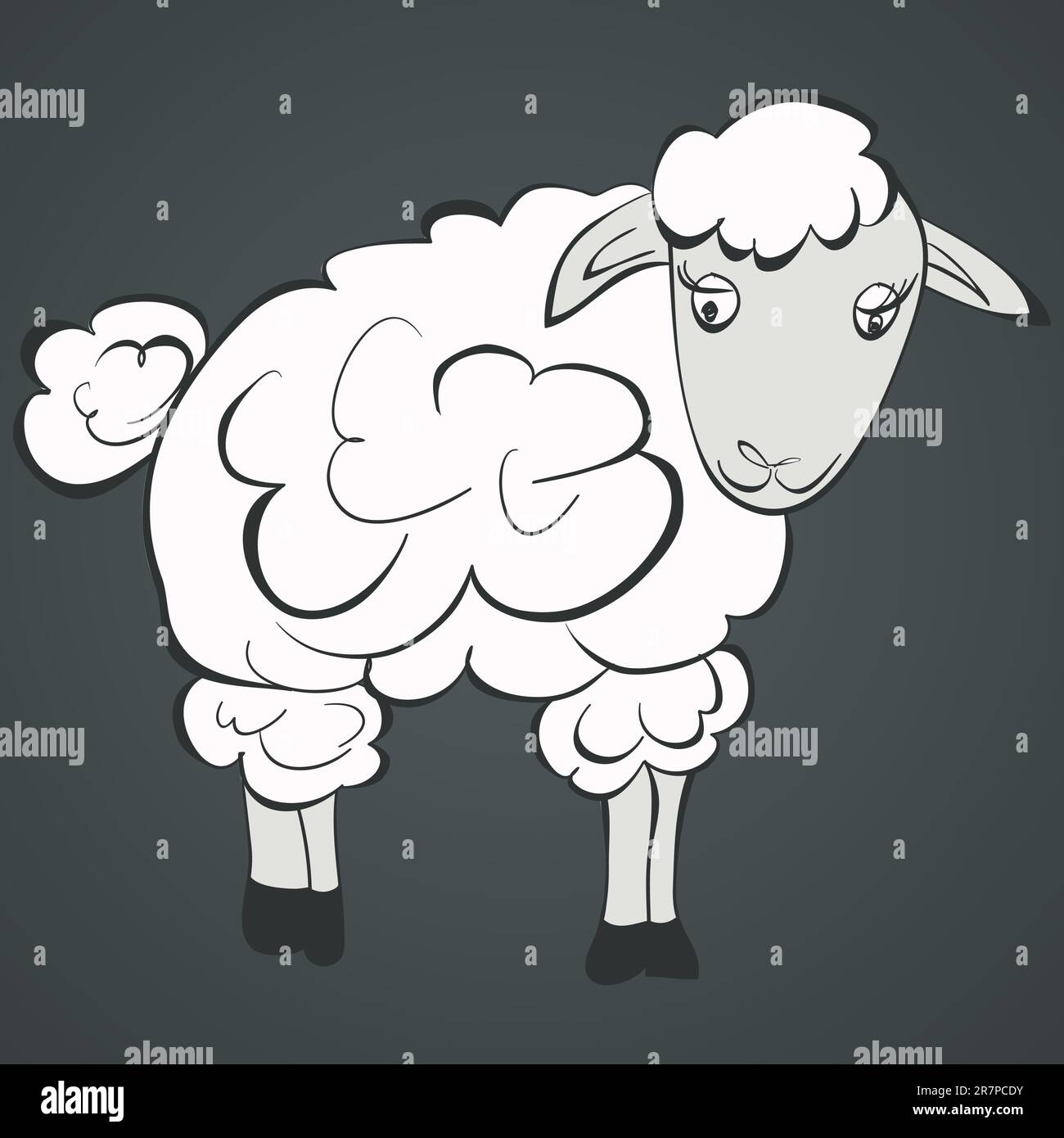 Their sheep Stock Vector Images - Alamy