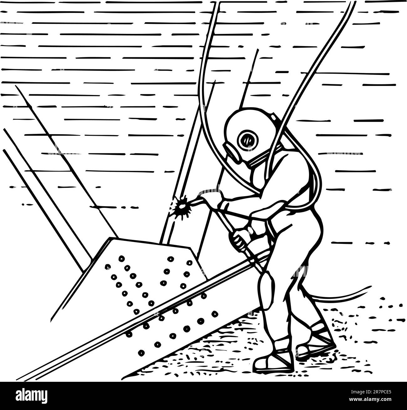 Scuba gear illustration Stock Vector Images - Alamy