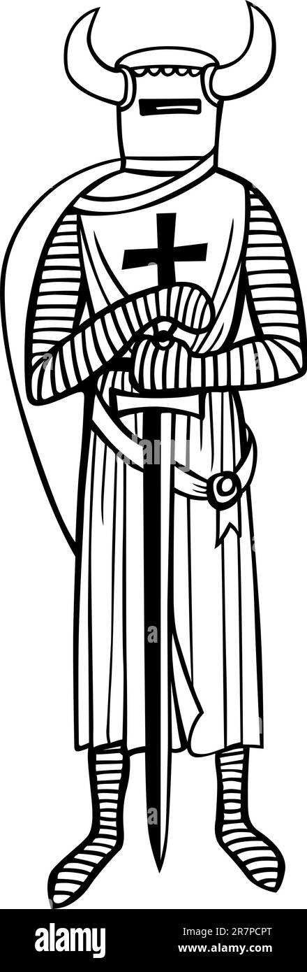 Historic knight Stock Vector Images - Alamy