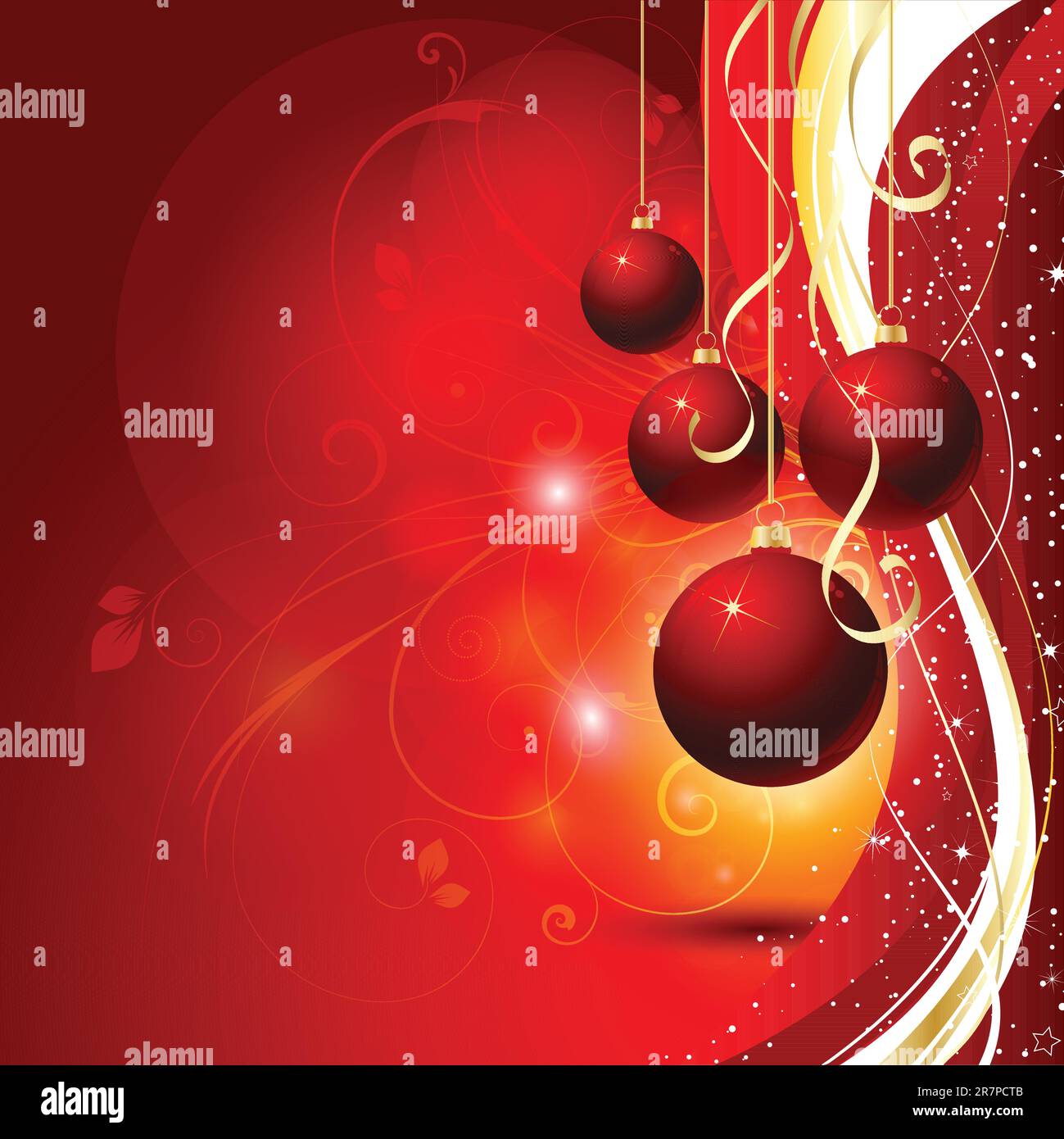 Christmas star on ice Stock Vector Images - Alamy