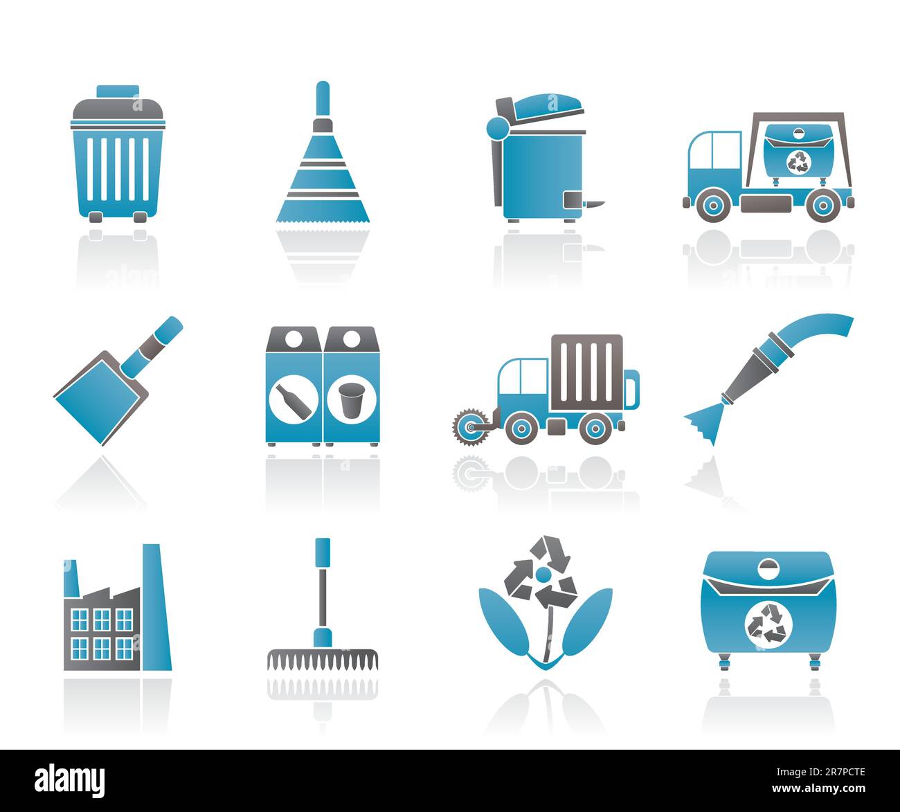 Cleaning industry environment icons hi-res stock photography and images ...