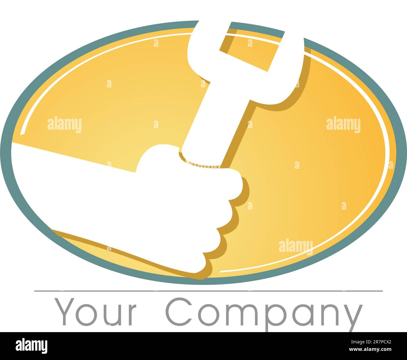 a logo to your company at work Stock Vector Image & Art - Alamy