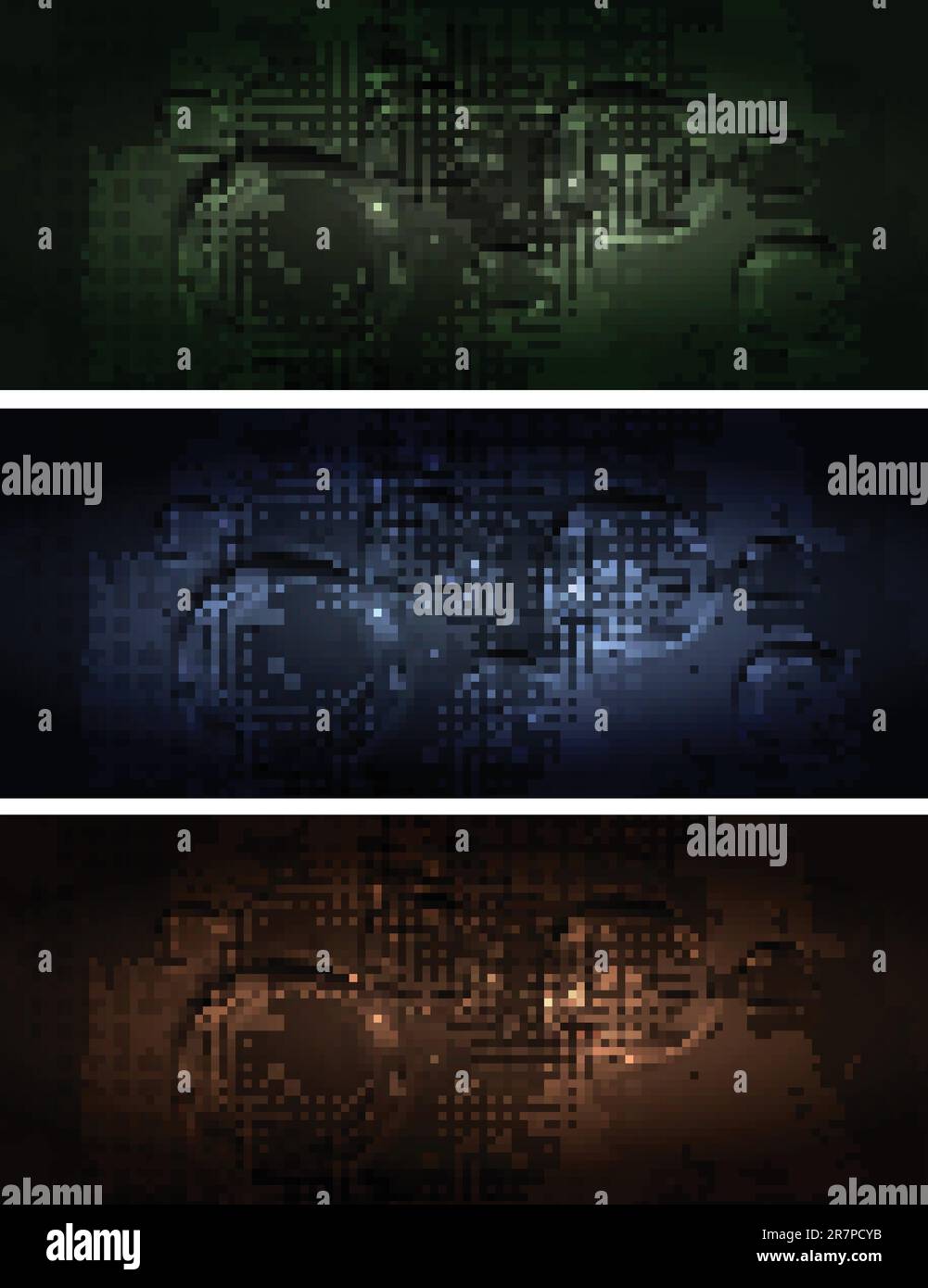 Set dark grunge banners eps Stock Vector Images - Alamy