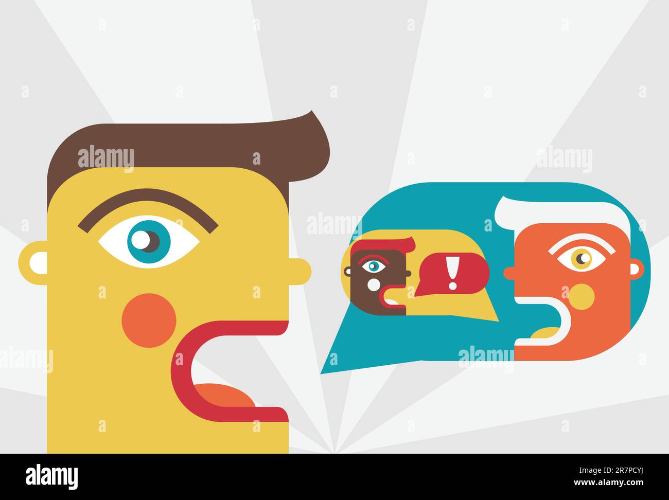 Gossip chat Stock Vector Images - Alamy