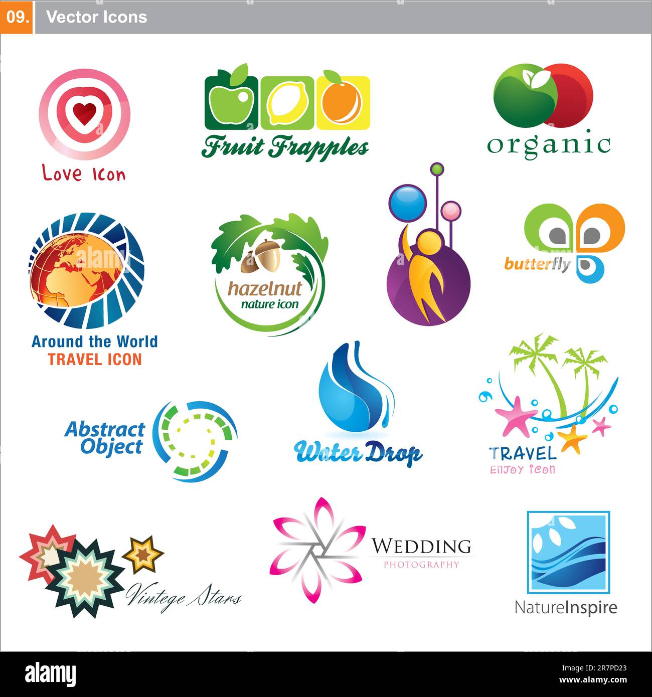 Collection of vector icon elements Stock Vector Image & Art - Alamy