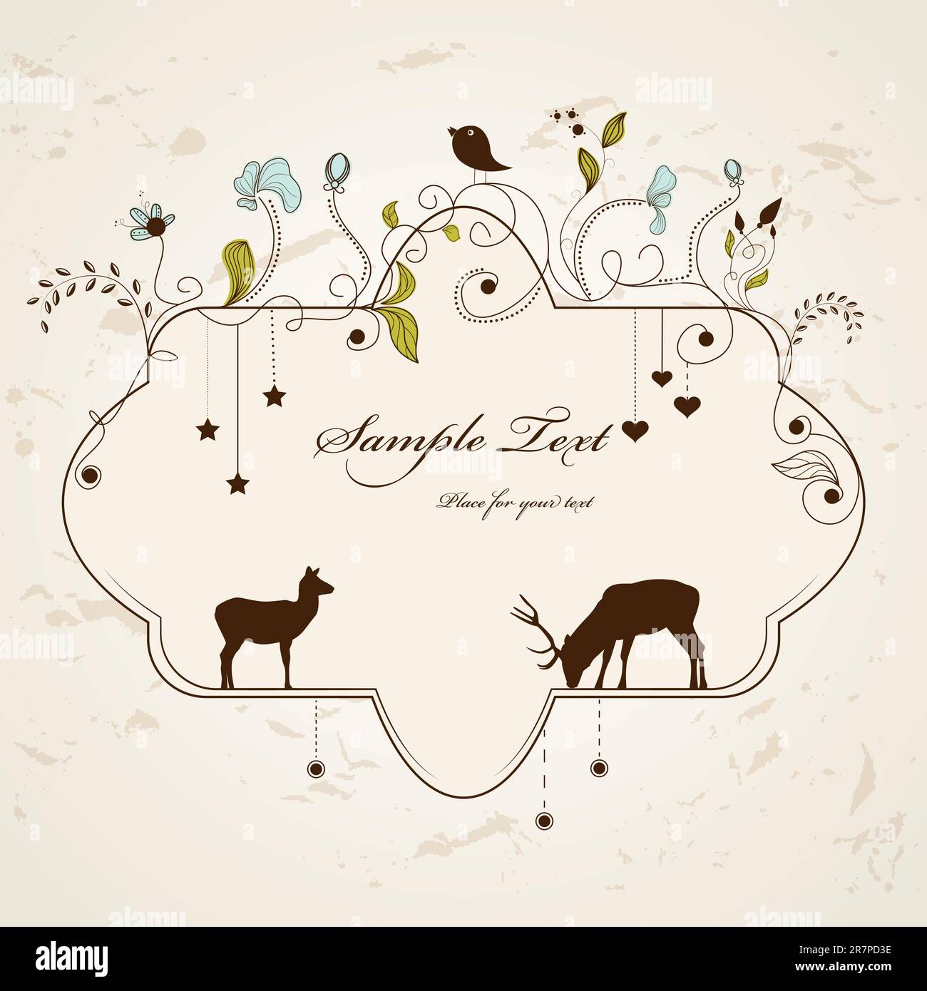 Vector vintage bizarre frame Stock Vector Image & Art - Alamy
