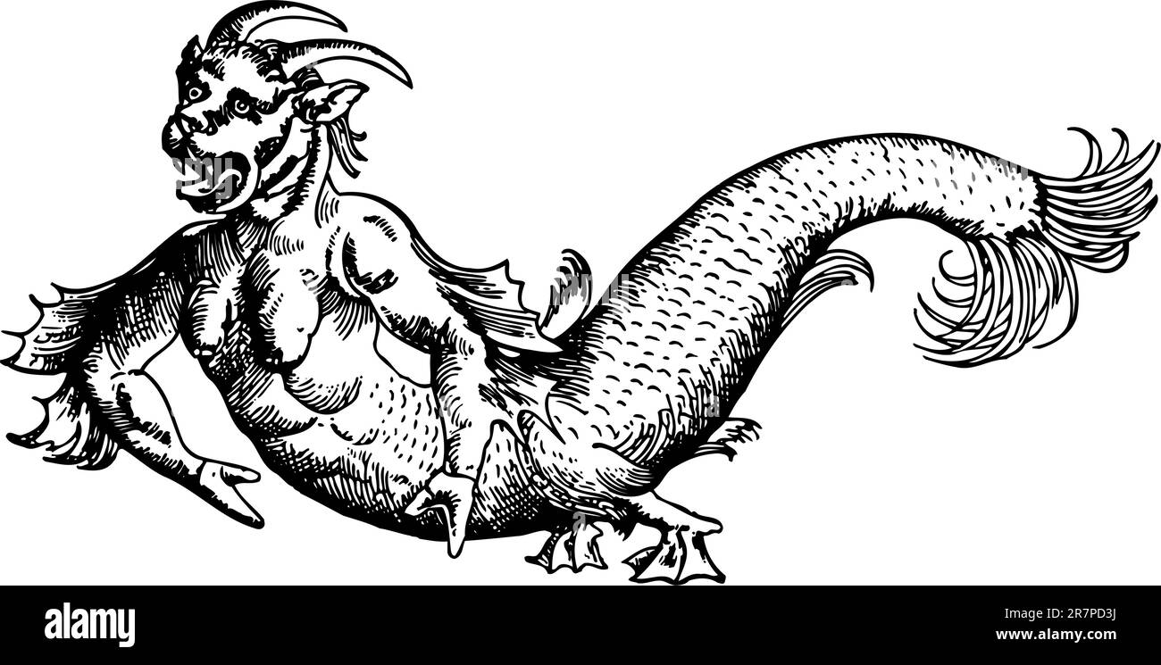 Medieval beast Black and White Stock Photos & Images - Alamy