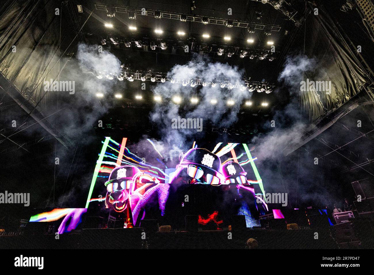 GRiZ performs during the 2023 Bonnaroo Music and Arts Festival on ...