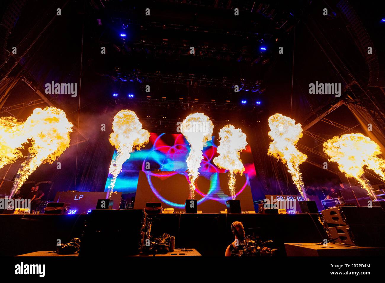 GRiZ performs during the 2023 Bonnaroo Music and Arts Festival on ...