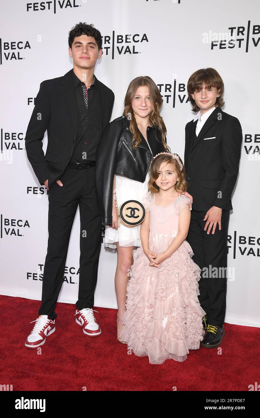 New York, USA. 16th June, 2023. (L-R) Charlie Reina, Taylor Madeline ...