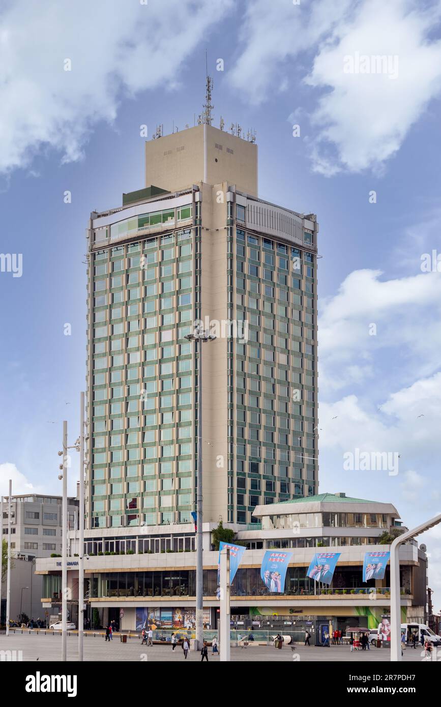 Istanbul, Turkey - May 13, 2023: Exterior of modern architectural ...