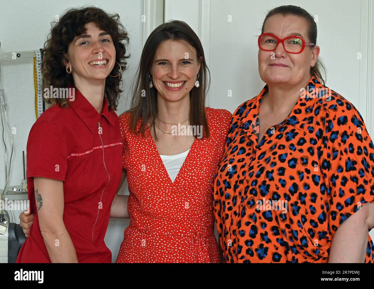 Berlin, Germany. 08th June, 2023. Lena Förster (l), Lina Phyllis ...