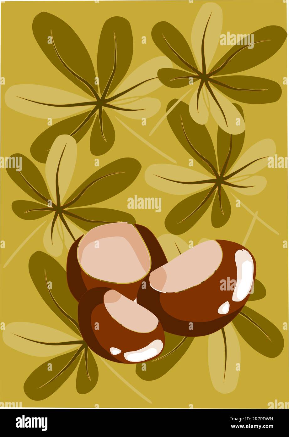 Nut cluster Stock Vector Images - Alamy