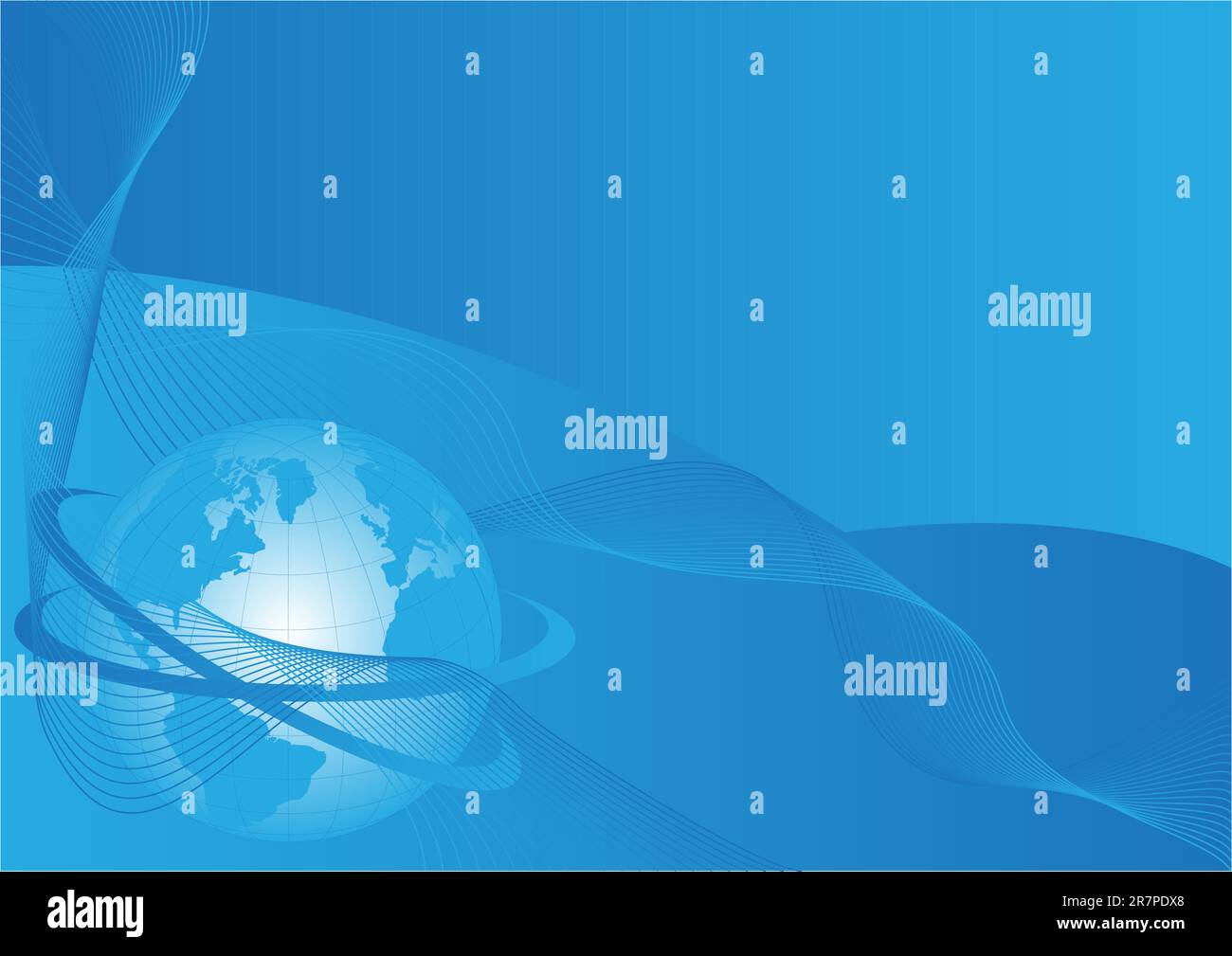 business background with world globe vector Stock Vector Image & Art ...