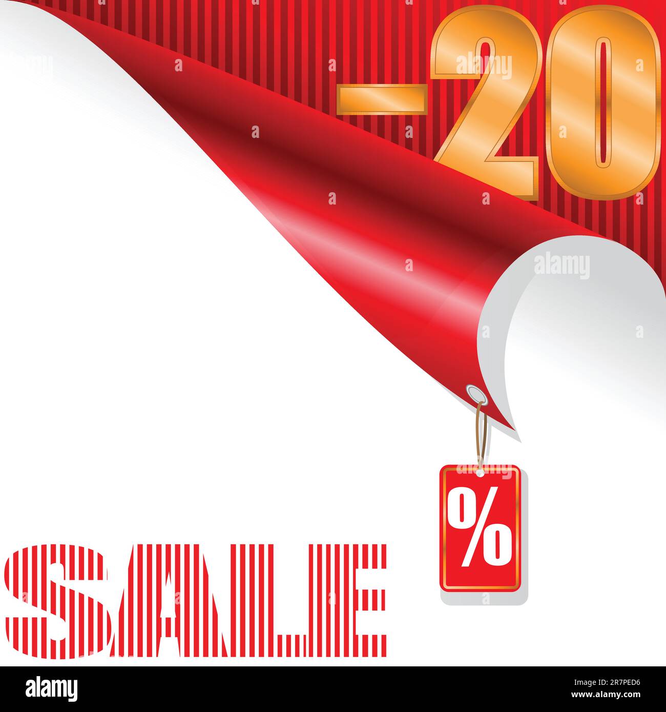 white and red background with gilded elements of advertising for your ...