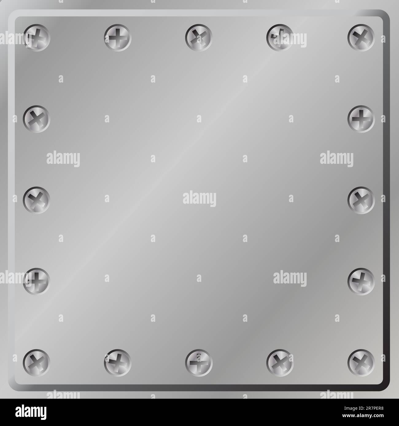Stainless steel screws Stock Vector Images - Alamy