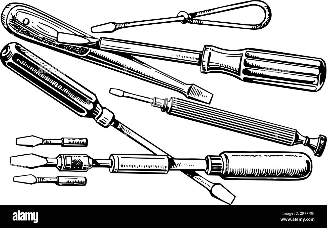 Screw Driver Drawing
