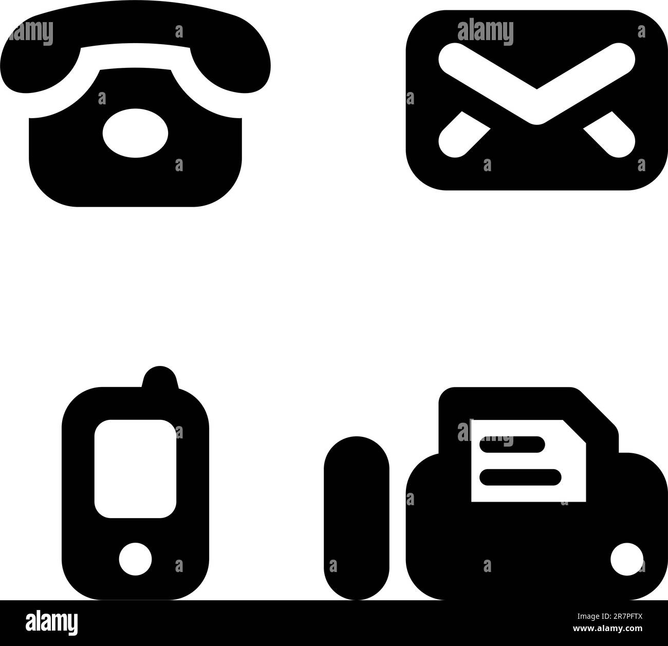 Mobile contact center Stock Vector Images - Alamy