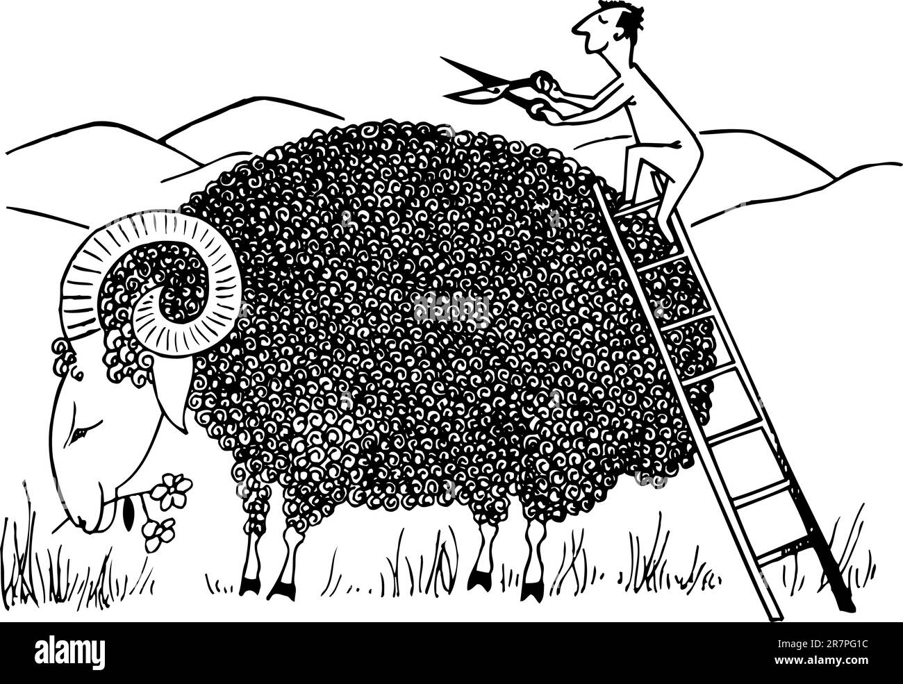 Little man Stock Vector Images - Alamy