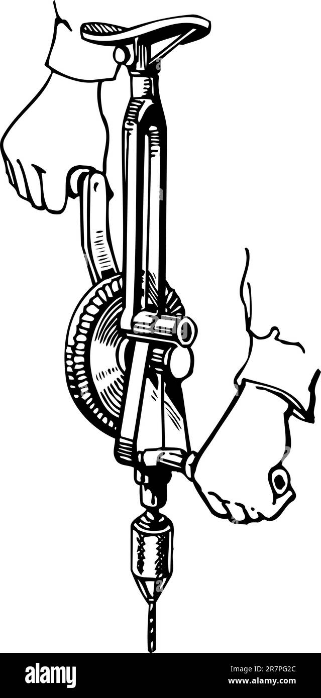 Work tool old used Stock Vector Images - Alamy