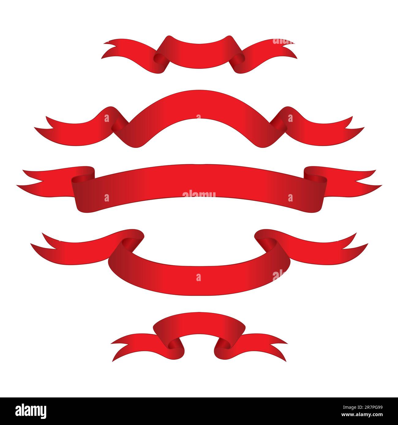 Set Of Empty Banners With Space For Text (vector or XXL jpeg image ...