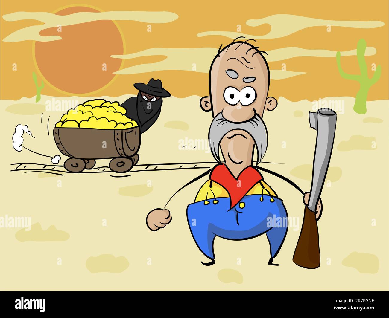 Guarding gold Stock Vector Images - Alamy