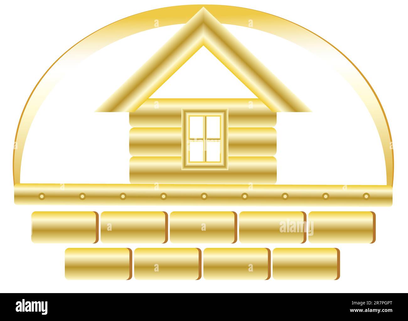 Traditional house sign above Cut Out Stock Images & Pictures - Alamy